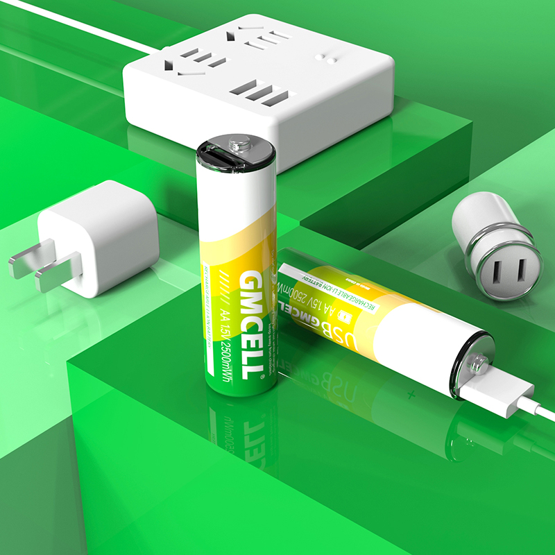 Custom GMCELL AA 2200 USB Rechargeable Batteries manufacturers and ...